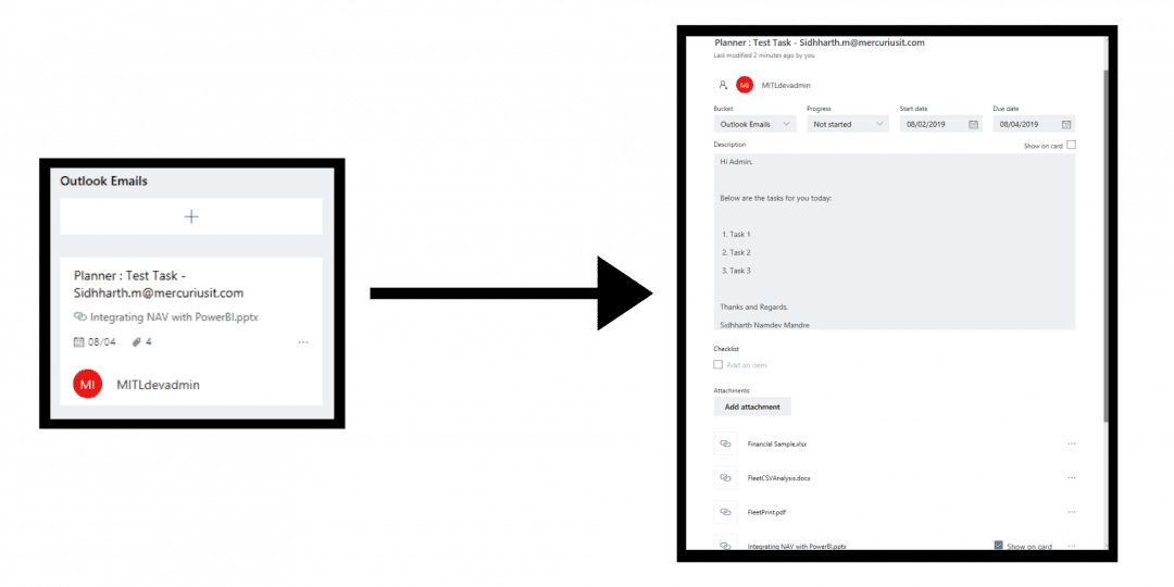 Microsoft Outlook to Planner – Automatic Task Creation Workflow