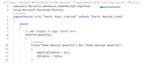 Utilising Namespaces in AL of Microsoft Dynamics 365 Business Central