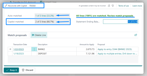Bank Reconciliation with Copilot in Business Central: A Step-by-Step Guide
