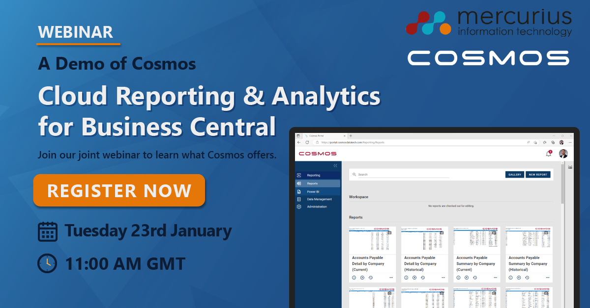WEBINAR - Demo of Cloud Reporting & Analytics for Business Central ...