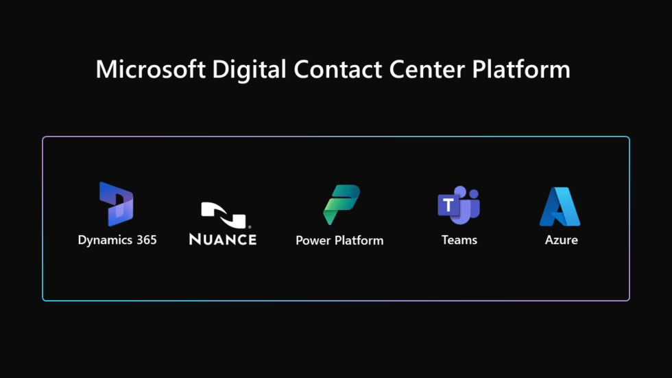 What is the Microsoft Digital Contact Centre Platform?
