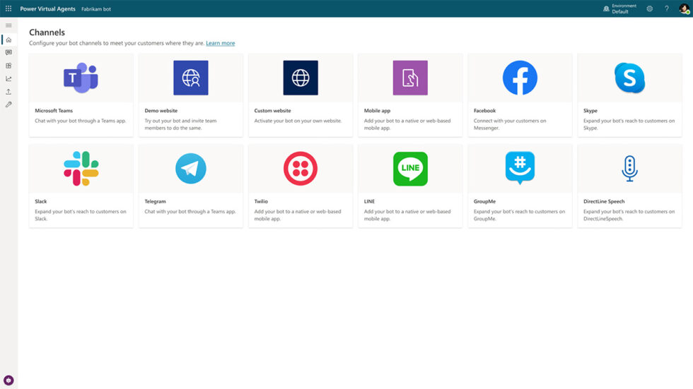 Microsoft Power Virtual Agents (PVA) Development Partner