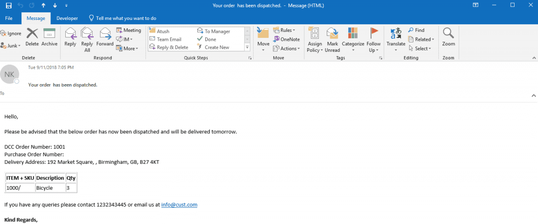 How to send SMS and email notifications from Microsoft Dynamics NAV